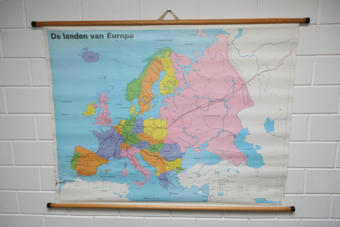 Schoolkaart De Landen van Europa